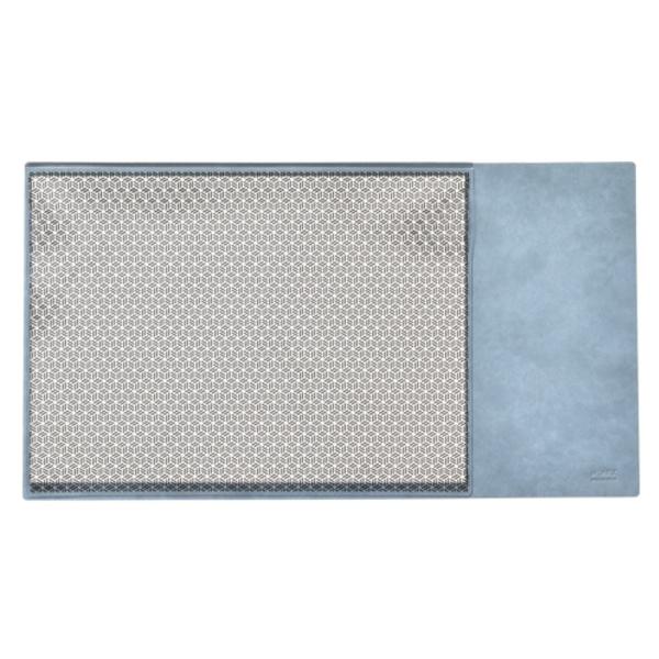 ★MIWAX MEKAKUSHI DESKMAT■目隠し機能のついたWタイプのデスクマット■書類を挟む透明マットに目隠し印刷を施してあります■透明マットがない部分は光学式マウスパッドが使えます■メーカー：ミワックス■品番：MX-K1-LBR...