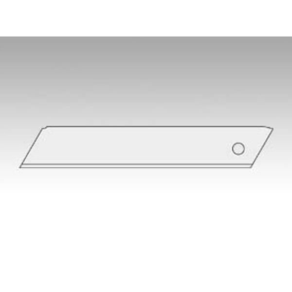 ★カッターナイフ替刃★折れ線が無い刃です。異物混入防止にどうぞ。■メーカー：オルファ■品番：LB50K-OSN■大型（L型）タイプ替刃　★50枚入り