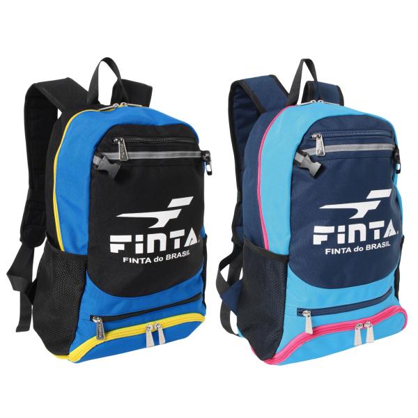人気サッカー、フットサルブランドFINTA（フィンタ）の子供用のリュックサック。サッカーやバスケットボールのほか、子供達のスポーツシーンを想定して多くの機能を満載のリュックです。シューズ、ボトル、小物など目的に合わせた豊富な専用ポケット群。...