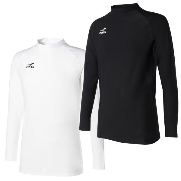 サッカー、フットサルの人気ブランドFINTA・フィンタの暖かすぎない保温シリーズのメンズ、ジュニアサイズの保温機能付き長袖インナーシャツ。暖かすぎない保温シリーズは、ウィンターシーズンに最適なインナーウェアを揃えたコレクションです。動いた時...