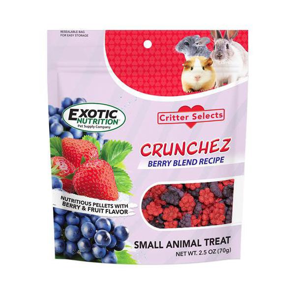 フルーティーな香りで食欲がそそります。おやつやご褒美に与えてください。フクロモモンガ、チンチラ、うさぎ、モルモットなどの草食動物にお使いください。