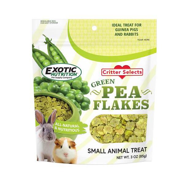栄養価が高く美味しいグリーンピースのおやつです。一口サイズの天然野菜フレークで、カリカリとした歯ごたえも良く、高繊維なのでモルモット、ウサギ、チンチラ、プレーリードッグ、ハムスター、ネズミ、その他のげっ歯類におすすめです。内容量：85ｇ　販...