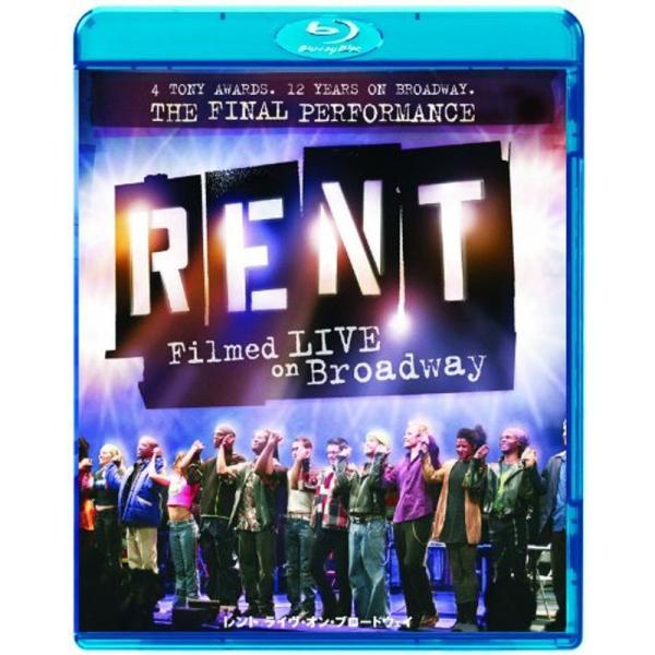 レント ライヴ・オン・ブロードウェイ Blu-ray: 商品のタイトル【中古品】(中古品)＝使用済み中古品です。画像の商品はサンプル画像です。実際に届く商品と異なりますのでご了承下さいませ。※中古品のため、商品のコンディション、ケース、説明...