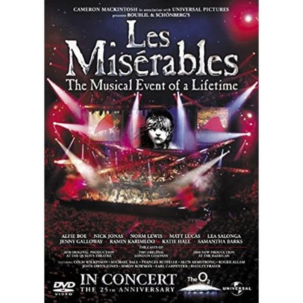 レ・ミゼラブル 25周年記念コンサート DVD: 商品のタイトル【中古品】(中古品)＝使用済み中古品です。画像の商品はサンプル画像です。実際に届く商品と異なりますのでご了承下さいませ。※中古品のため、商品のコンディション、ケース、説明書等の...