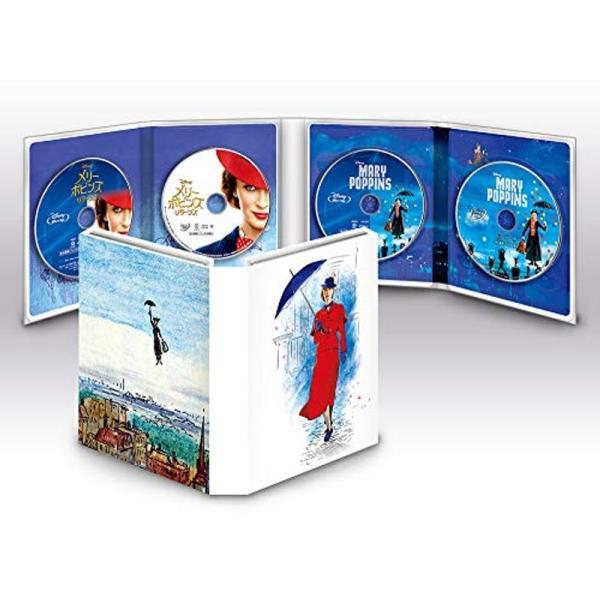 メリー・ポピンズ:2ムービー・コレクション(数量限定) ブルーレイ+DVD+デジタルコピー+MovieNEXワールド Blu-ray: 商品のタイトル【中古品】(中古品)＝使用済み中古品です。画像の商品はサンプル画像です。実際に届く商品と異...