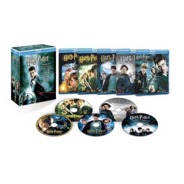 ハリー・ポッター 第1章~第5章 Blu-ray BOX (初回限定生産 お買い得パック): 商品のタイトル【中古品】(中古品)＝使用済み中古品です。画像の商品はサンプル画像です。実際に届く商品と異なりますのでご了承下さいませ。※中古品のた...