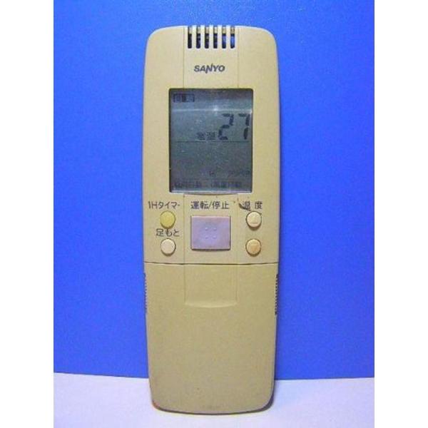 サンヨー エアコンリモコン RCS-GA2DE: 商品のタイトル【中古品】(中古品)＝使用済み中古品です。画像の商品はサンプル画像です。実際に届く商品と異なりますのでご了承下さいませ。※中古品のため、商品のコンディション、ケース、説明書等の...