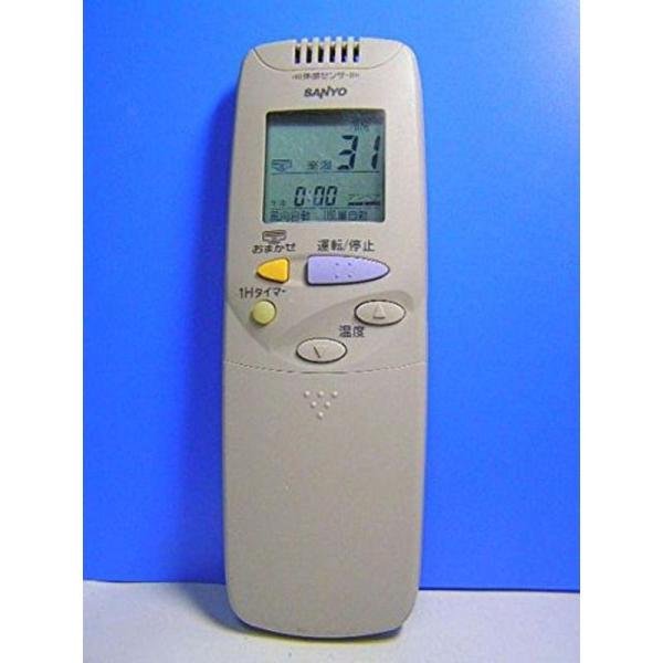 サンヨー エアコンリモコン RCS-EB3: 商品のタイトル【中古品】(中古品)＝使用済み中古品です。画像の商品はサンプル画像です。実際に届く商品と異なりますのでご了承下さいませ。※中古品のため、商品のコンディション、ケース、説明書等の付属...