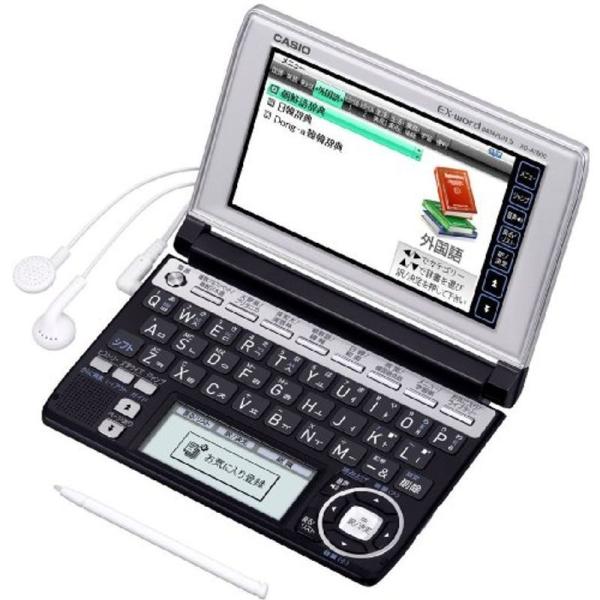 CASIO Ex-word 電子辞書 XD-A7600 韓国語モデル ツインタッチパネル 音声対応 66コンテンツ日本文学300作品/世界文: 商品のタイトル【中古品】(中古品)＝使用済み中古品です。画像の商品はサンプル画像です。実際に届く...