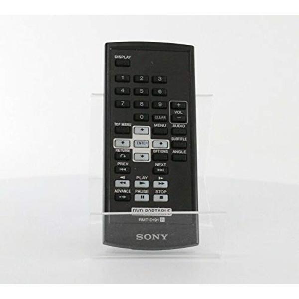 SONY DVD PORTABLEリモコン RMT-D191: 商品のタイトル【中古品】(中古品)＝使用済み中古品です。画像の商品はサンプル画像です。実際に届く商品と異なりますのでご了承下さいませ。※中古品のため、商品のコンディション、ケー...