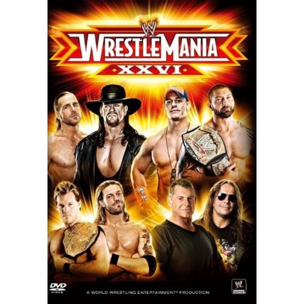 WWE レッスルマニア26 DVD: 商品のタイトル【中古品】(中古品)＝使用済み中古品です。画像の商品はサンプル画像です。実際に届く商品と異なりますのでご了承下さいませ。※中古品のため、商品のコンディション、ケース、説明書等の付属品の有無...