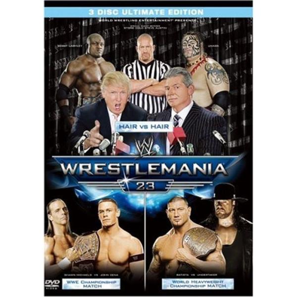 WWE レッスルマニア23 DVD: 商品のタイトル【中古品】(中古品)＝使用済み中古品です。画像の商品はサンプル画像です。実際に届く商品と異なりますのでご了承下さいませ。※中古品のため、商品のコンディション、ケース、説明書等の付属品の有無...