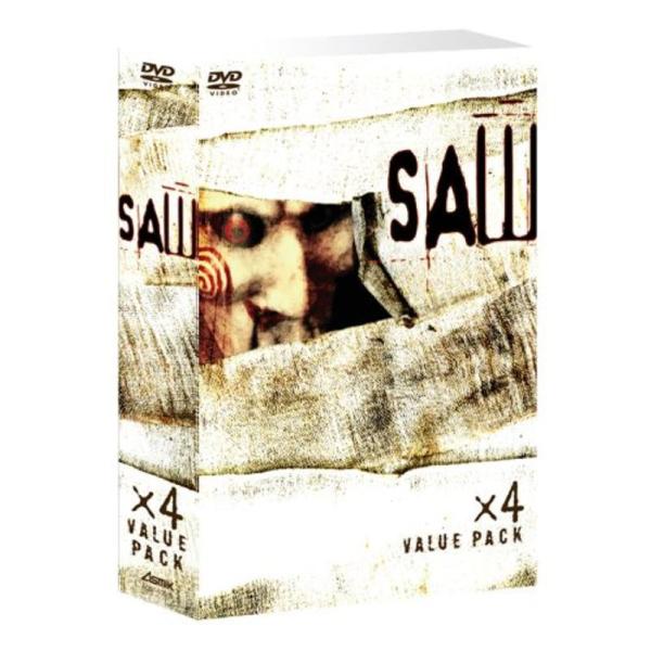 ソウ×4 バリューパック (初回限定生産4枚組) DVD: 商品のタイトル【中古品】(中古品)＝使用済み中古品です。画像の商品はサンプル画像です。実際に届く商品と異なりますのでご了承下さいませ。※中古品のため、商品のコンディション、ケース、...