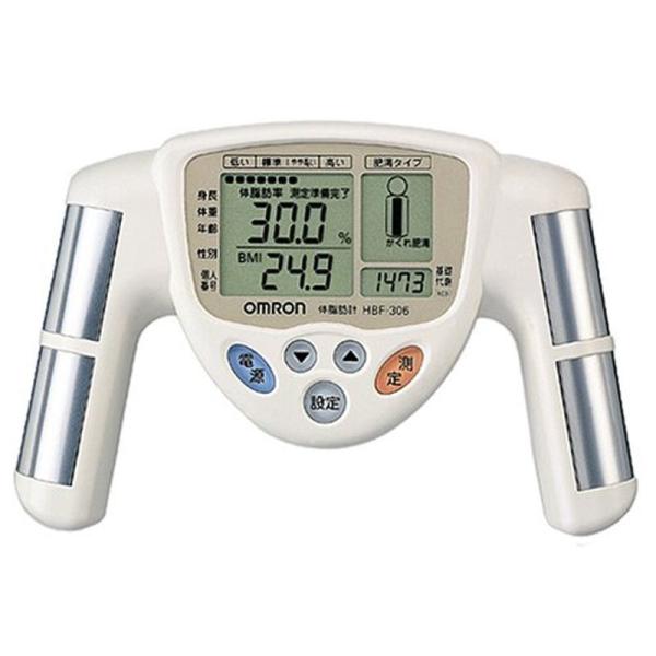 オムロン 体脂肪計 HBF-306-W ホワイト: 商品のタイトル【中古品】(中古品)＝使用済み中古品です。画像の商品はサンプル画像です。実際に届く商品と異なりますのでご了承下さいませ。※中古品のため、商品のコンディション、ケース、説明書等...