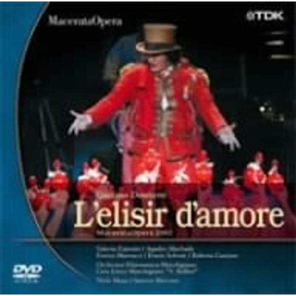 ドニゼッティ 歌劇《愛の妙薬》 DVD: 商品のタイトル【中古品】(中古品)＝使用済み中古品です。画像の商品はサンプル画像です。実際に届く商品と異なりますのでご了承下さいませ。※中古品のため、商品のコンディション、ケース、説明書等の付属品の...