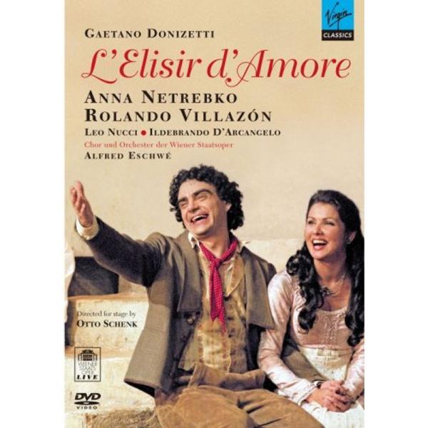 ドニゼッティ:歌劇「愛の妙薬」全曲 DVD: 商品のタイトル【中古品】(中古品)＝使用済み中古品です。画像の商品はサンプル画像です。実際に届く商品と異なりますのでご了承下さいませ。※中古品のため、商品のコンディション、ケース、説明書等の付属...