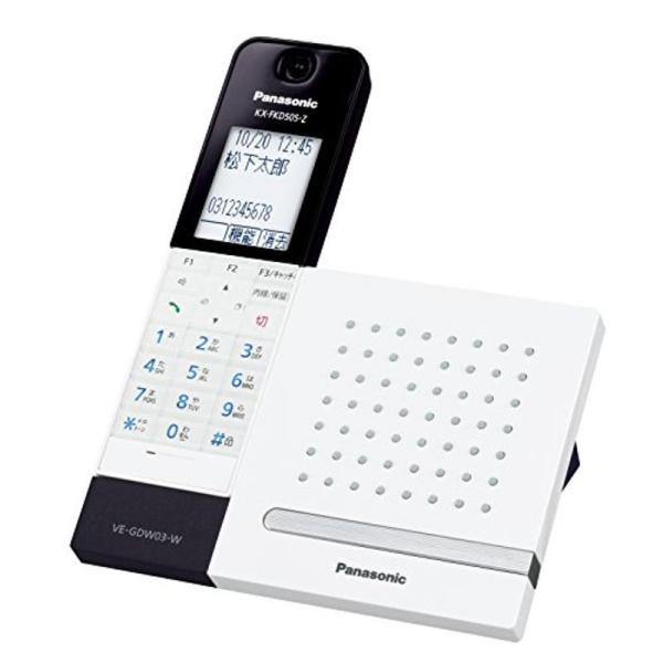 パナソニック RU・RU・RU デジタルコードレス電話機 親機のみ スマホ連動 Wi-Fi搭載 ホワイト VE-GDW03DL-W: 商品のタイトル【中古品】(中古品)＝使用済み中古品です。画像の商品はサンプル画像です。実際に届く商品と異な...