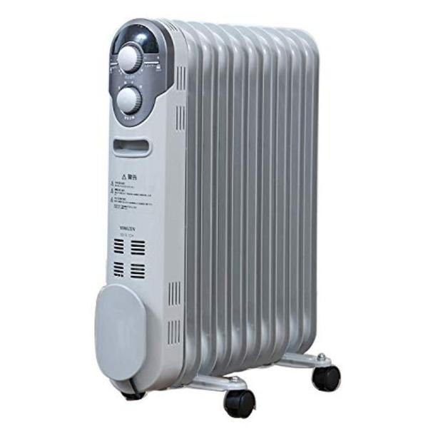 山善 オイルヒーター(1200/700/500W 3段階切替式)(温度調節機能付)(24時間入切タイマー付) ホワイト DO-TL124: 商品のタイトル【中古品】(中古品)＝使用済み中古品です。画像の商品はサンプル画像です。実際に届く商品...