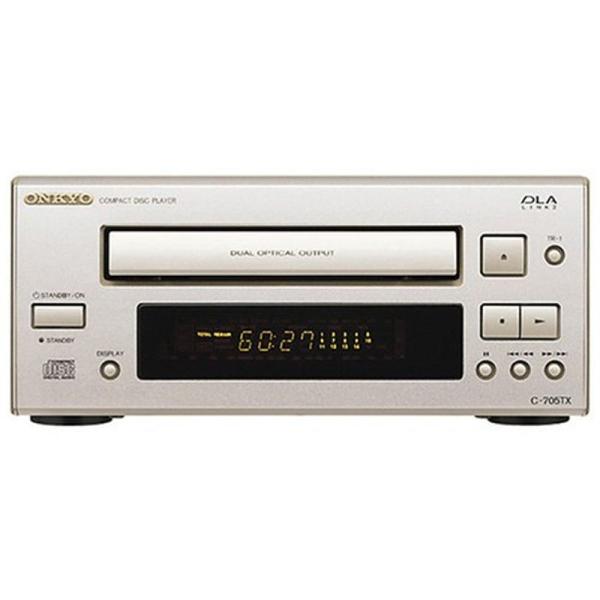 ONKYO INTEC205 CDプレーヤー C-705TX(S): 商品のタイトル【中古品】(中古品)＝使用済み中古品です。画像の商品はサンプル画像です。実際に届く商品と異なりますのでご了承下さいませ。※中古品のため、商品のコンディション...
