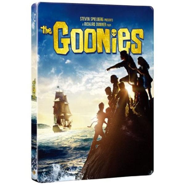数量限定生産グーニーズ ブルーレイ版スチールブック仕様 Blu-ray: 商品のタイトル【中古品】(中古品)＝使用済み中古品です。画像の商品はサンプル画像です。実際に届く商品と異なりますのでご了承下さいませ。※中古品のため、商品のコンディシ...