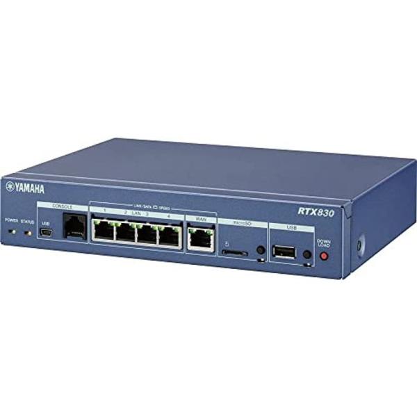ヤマハ ギガアクセスVPNルーター RTX830: 商品のタイトル【中古品】(中古品)＝使用済み中古品です。画像の商品はサンプル画像です。実際に届く商品と異なりますのでご了承下さいませ。※中古品のため、商品のコンディション、ケース、説明書等...