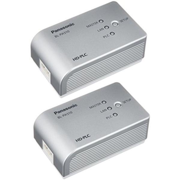 パナソニック PLCアダプター スタートパック 据置型 BL-PA510KT: 商品のタイトル【中古品】(中古品)＝使用済み中古品です。画像の商品はサンプル画像です。実際に届く商品と異なりますのでご了承下さいませ。※中古品のため、商品のコン...
