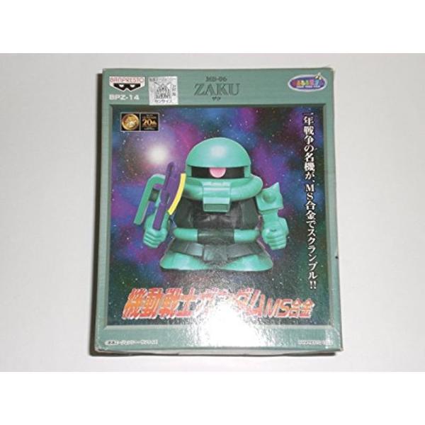 とるとる愛テム 機動戦士ガンダム MS合金 MS-06 ザク フィギュア BANPRESTO バンプレスト: 商品のタイトル【中古品】(中古品)＝使用済み中古品です。画像の商品はサンプル画像です。実際に届く商品と異なりますのでご了承下さいま...