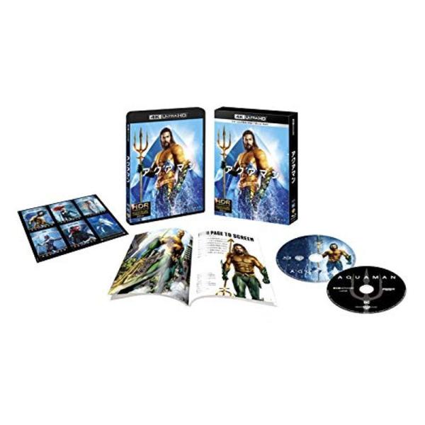 アクアマン 4K ULTRA HD&amp;ブルーレイセット (初回仕様/2枚組/ブックレット&amp;キャラクターステッカー付) Blu-ray: 商品のタイトル【中古品】(中古品)＝使用済み中古品です。画像の商品はサンプル画像です。実際...