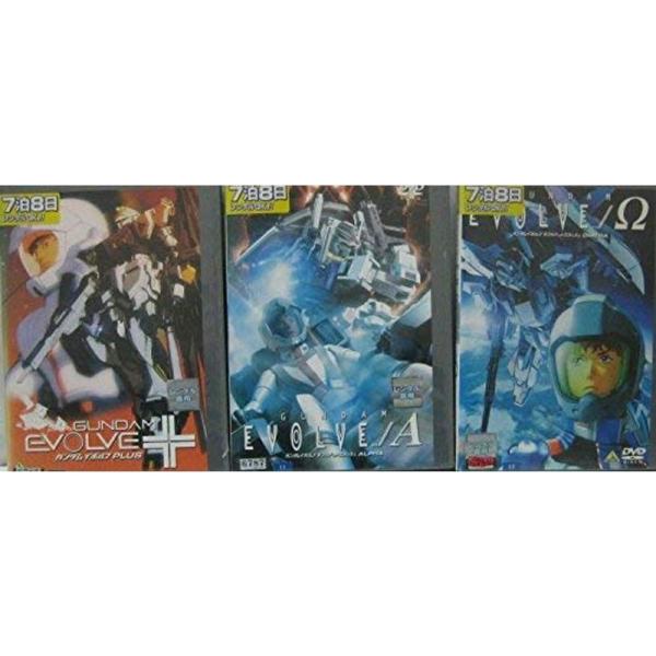 GUNDAM EVOLVE 全3巻セット レンタル落ち DVD: 商品のタイトル【中古品】(中古品)＝使用済み中古品です。画像の商品はサンプル画像です。実際に届く商品と異なりますのでご了承下さいませ。※中古品のため、商品のコンディション、ケ...