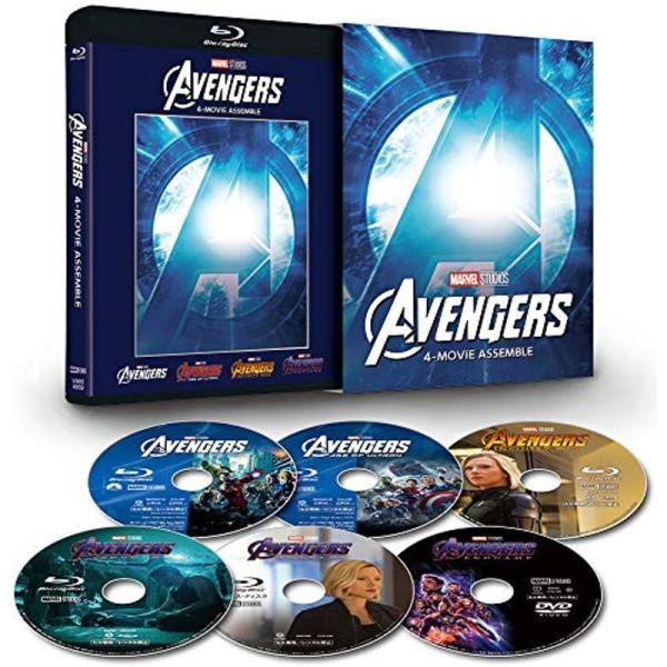 アベンジャーズ：4ムービー・アッセンブル ブルーレイ+DVD+デジタルコピー+MovieNEXワールド Blu-ray: 商品のタイトル【中古品】(中古品)＝使用済み中古品です。画像の商品はサンプル画像です。実際に届く商品と異なりますのでご...