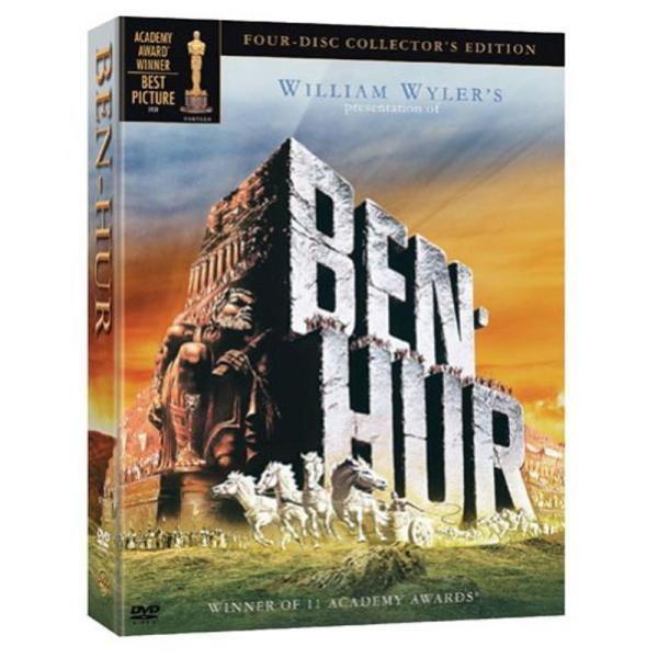 ベン・ハー コレクターズ・エディション DVD: 商品のタイトル【中古品】(中古品)＝使用済み中古品です。画像の商品はサンプル画像です。実際に届く商品と異なりますのでご了承下さいませ。※中古品のため、商品のコンディション、ケース、説明書等の...