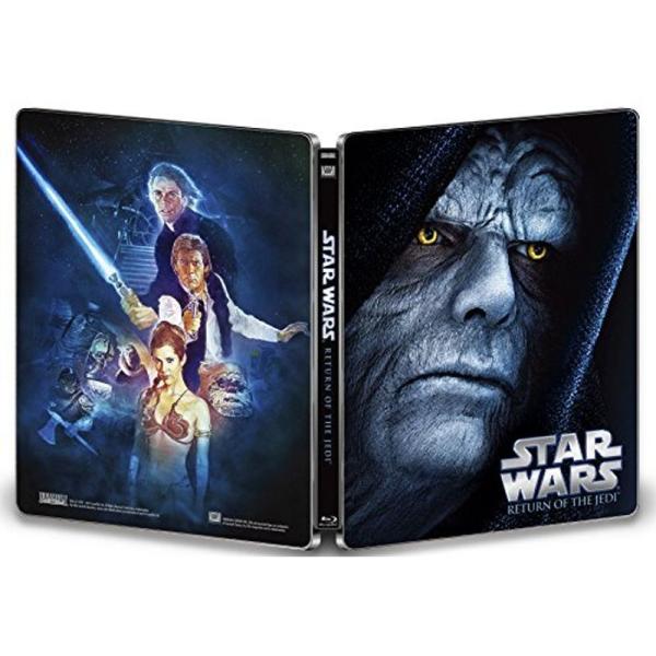 スター・ウォーズ エピソードVI/ジェダイの帰還 スチールブック仕様 Blu-ray: 商品のタイトル【中古品】(中古品)＝使用済み中古品です。画像の商品はサンプル画像です。実際に届く商品と異なりますのでご了承下さいませ。※中古品のため、商...