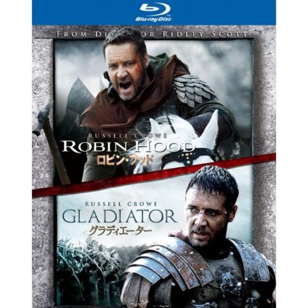 ロビン・フッド&amp;グラディエーター セット Blu-ray: 商品のタイトル【中古品】(中古品)＝使用済み中古品です。画像の商品はサンプル画像です。実際に届く商品と異なりますのでご了承下さいませ。※中古品のため、商品のコンディション、...
