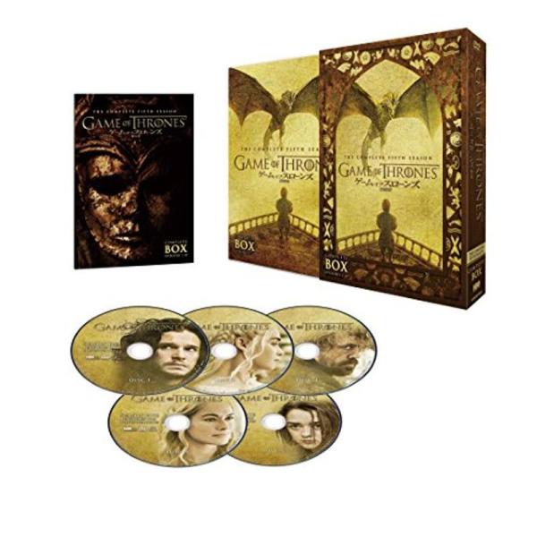 ゲーム・オブ・スローンズ 第五章: 竜との舞踏 DVD コンプリート・ボックス (5枚組): 商品のタイトル【中古品】(中古品)＝使用済み中古品です。画像の商品はサンプル画像です。実際に届く商品と異なりますのでご了承下さいませ。※中古品のた...