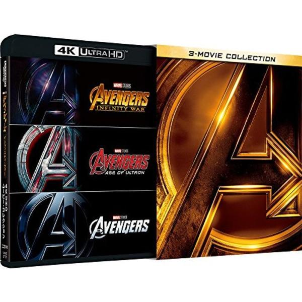 アベンジャーズ/インフィニティ・ウォー 4K UHD ムービー・コレクション(初回限定) 4K ULTRA HD + 3D + Blu-r: 商品のタイトル【中古品】(中古品)＝使用済み中古品です。画像の商品はサンプル画像です。実際に届く商...