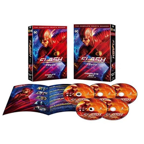 THE FLASH/フラッシュ 4thシーズン DVD コンプリート・ボックス (1~23話・5枚組): 商品のタイトル【中古品】(中古品)＝使用済み中古品です。画像の商品はサンプル画像です。実際に届く商品と異なりますのでご了承下さいませ。...