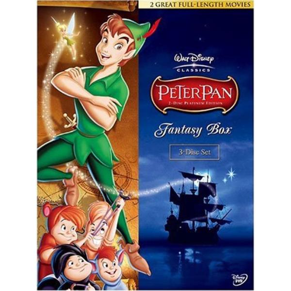 ピーター・パン プラチナ・エディション ファンタジー・ボックス DVD: 商品のタイトル【中古品】(中古品)＝使用済み中古品です。画像の商品はサンプル画像です。実際に届く商品と異なりますのでご了承下さいませ。※中古品のため、商品のコンディシ...
