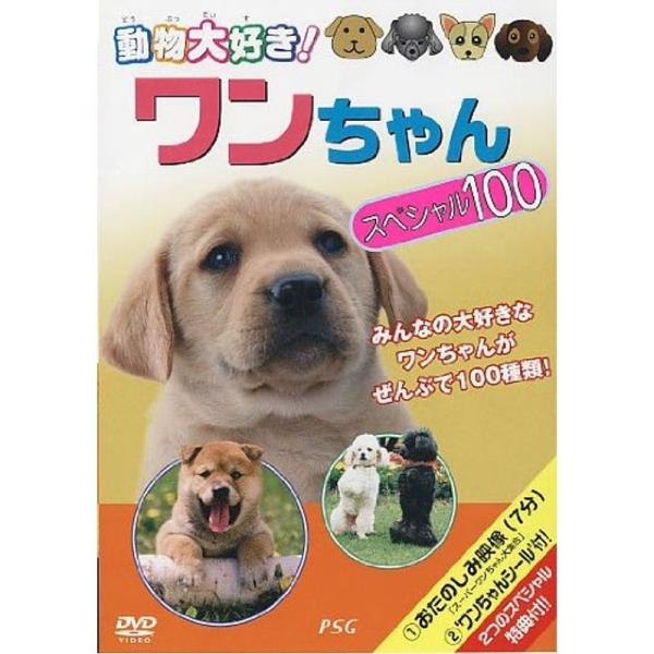 ワンちゃんスペシャル100 DVD: 商品のタイトル【中古品】(中古品)＝使用済み中古品です。画像の商品はサンプル画像です。実際に届く商品と異なりますのでご了承下さいませ。※中古品のため、商品のコンディション、ケース、説明書等の付属品の有無...
