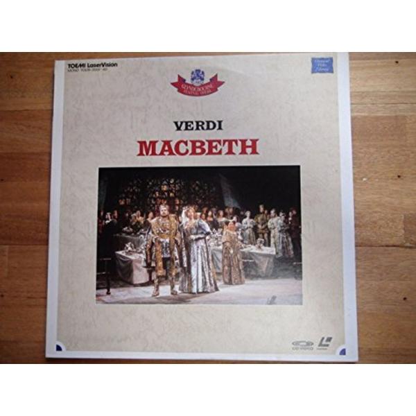 マクベス*歌劇 Laser Disc: 商品のタイトル【中古品】(中古品)＝使用済み中古品です。画像の商品はサンプル画像です。実際に届く商品と異なりますのでご了承下さいませ。※中古品のため、商品のコンディション、ケース、説明書等の付属品の有...