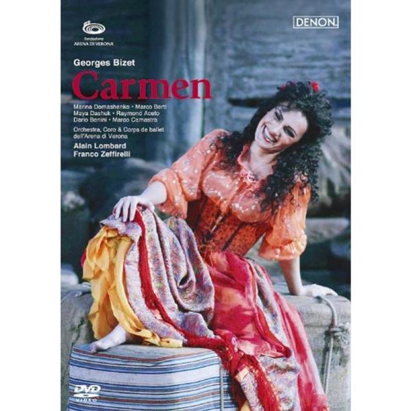 ビゼー:歌劇《カルメン》アレーナ・ディ・ヴェローナ2003年 DVD: 商品のタイトル【中古品】(中古品)＝使用済み中古品です。画像の商品はサンプル画像です。実際に届く商品と異なりますのでご了承下さいませ。※中古品のため、商品のコンディショ...