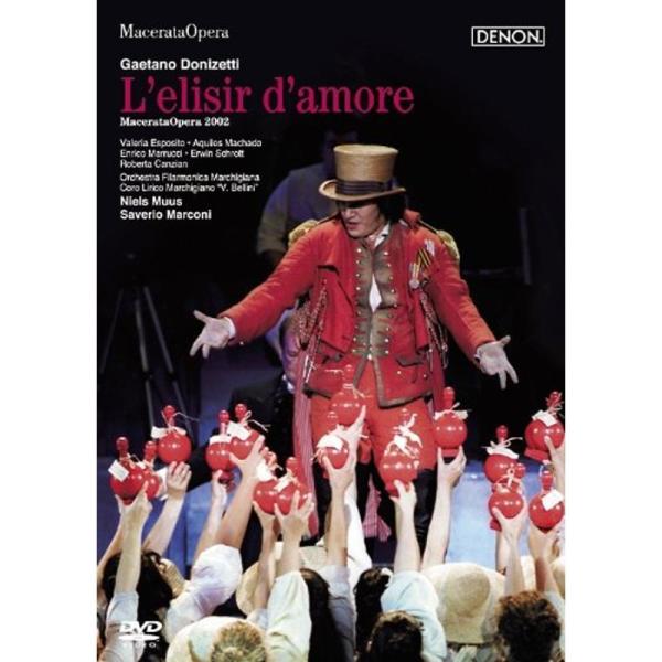 ドニゼッティ:歌劇《愛の妙薬》マチェラータ音楽祭2002年 DVD: 商品のタイトル【中古品】(中古品)＝使用済み中古品です。画像の商品はサンプル画像です。実際に届く商品と異なりますのでご了承下さいませ。※中古品のため、商品のコンディション...