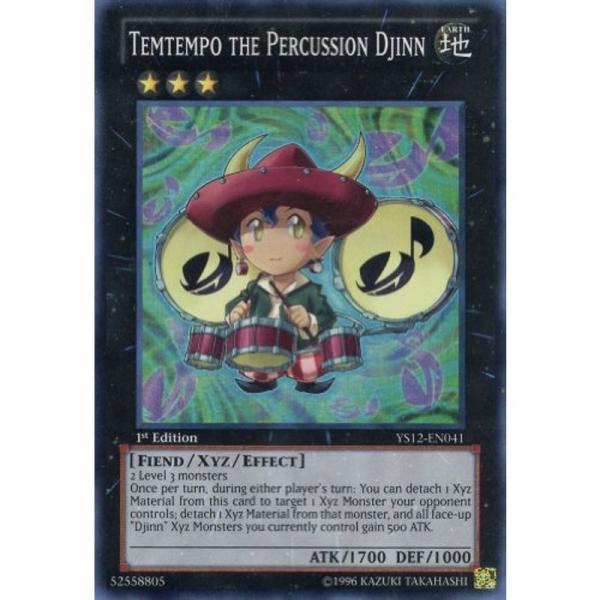 遊戯王 英語版 Temtempo the Percussion Djinn (YS12-EN041) - Starter Deck: XYZ: 商品のタイトル【中古品】(中古品)＝使用済み中古品です。画像の商品はサンプル画像です。実際に届く...