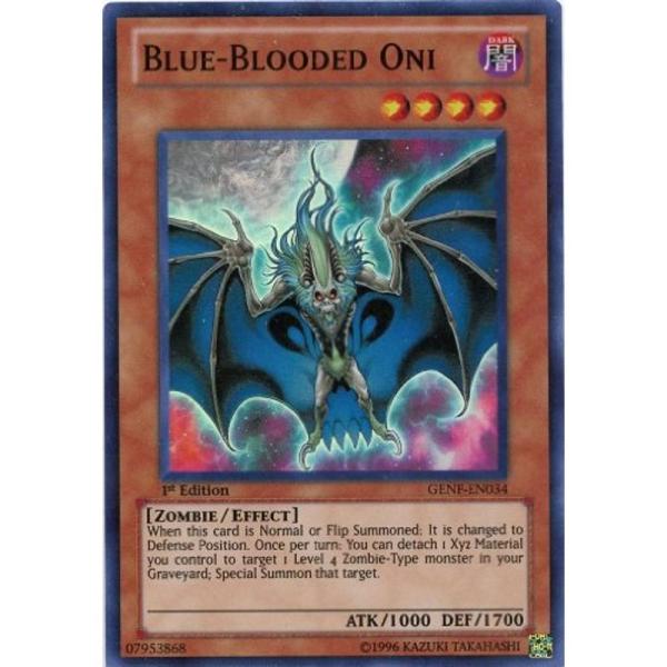 遊戯王 英語版 Blue-Blooded Oni (GENF-EN034) - Generation Force - 1st Edition: 商品のタイトル【中古品】(中古品)＝使用済み中古品です。画像の商品はサンプル画像です。実際に届く...