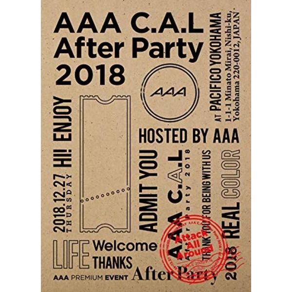 AAA C.A.L After Party 2018(Blu-ray Disc): 商品のタイトル【中古品】(中古品)＝使用済み中古品です。画像の商品はサンプル画像です。実際に届く商品と異なりますのでご了承下さいませ。※中古品のため、商品の...