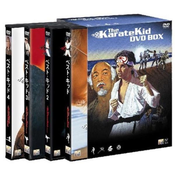 ベスト・キッド DVDボックス: 商品のタイトル【中古品】(中古品)＝使用済み中古品です。画像の商品はサンプル画像です。実際に届く商品と異なりますのでご了承下さいませ。※中古品のため、商品のコンディション、ケース、説明書等の付属品の有無につ...