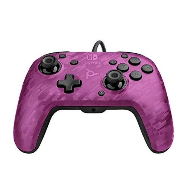 PDP Nintendo Switch Faceoff Deluxe+ Audio Wired Controller - Purple Ca: 商品のタイトル【中古品】(中古品)＝使用済み中古品です。画像の商品はサンプル画像です。実際に届く...