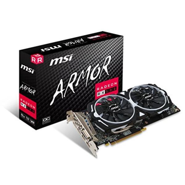 MSI Radeon RX 580 ARMOR 8G OC グラフィックスボード VD6879: 商品のタイトル【中古品】(中古品)＝使用済み中古品です。画像の商品はサンプル画像です。実際に届く商品と異なりますのでご了承下さいませ。※中古品...