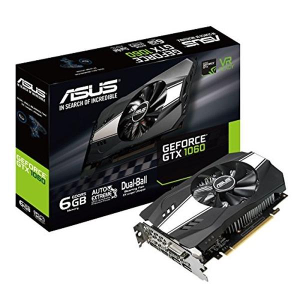 ASUS NVIDIA GeForce GTX 1060 搭載 シングルファンモデル 6GB PH-GTX1060-6G: 商品のタイトル【中古品】(中古品)＝使用済み中古品です。画像の商品はサンプル画像です。実際に届く商品と異なりますので...
