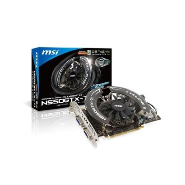 MSI Computer ビデオカード NVIDIA GeForce GTX 550 Ti/PCI Express x16/1024MB N: 商品のタイトル【中古品】(中古品)＝使用済み中古品です。画像の商品はサンプル画像です。実際に届く...