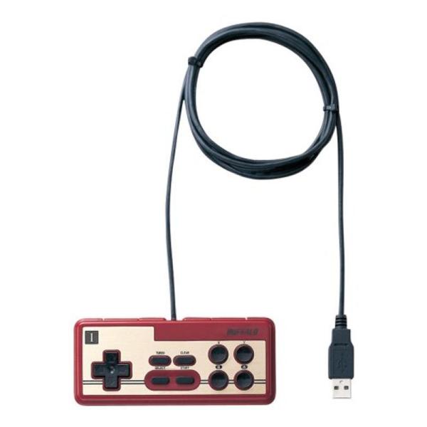 iBUFFALO USB接続 8ボタンゲームパッド デジタル 連射機能付 ファミコン風 レッド BGCFC801RDA: 商品のタイトル【中古品】(中古品)＝使用済み中古品です。画像の商品はサンプル画像です。実際に届く商品と異なりますのでご...